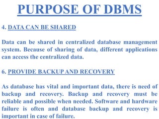 Database management system | PPTX