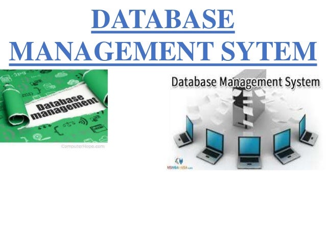 Database management system