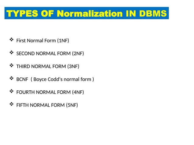 third normal form in hindi (3nf) ppt hindi language | PPT