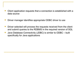 Dbms & prog lang | PPT