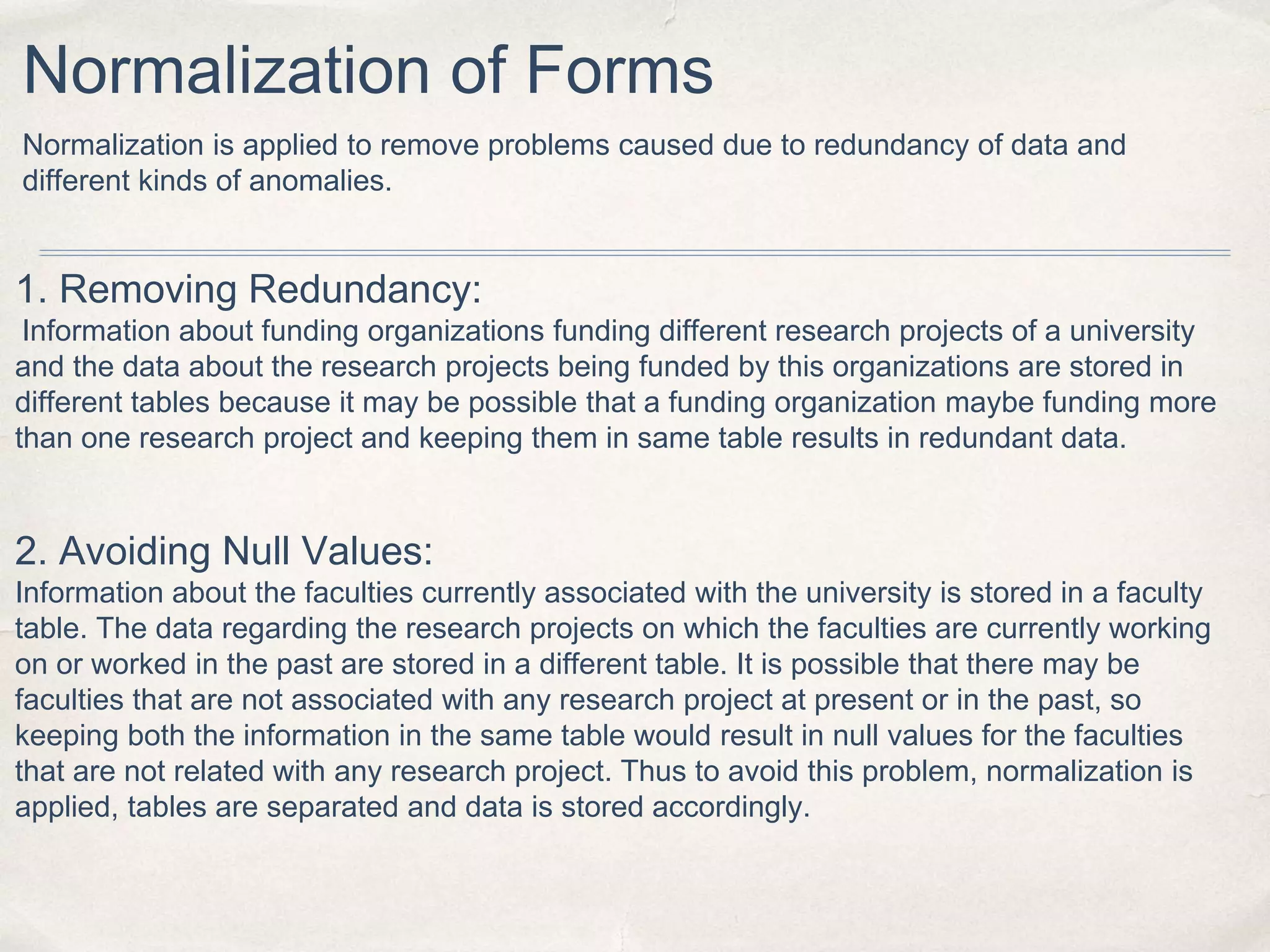 University Database Management Project | PPTX
