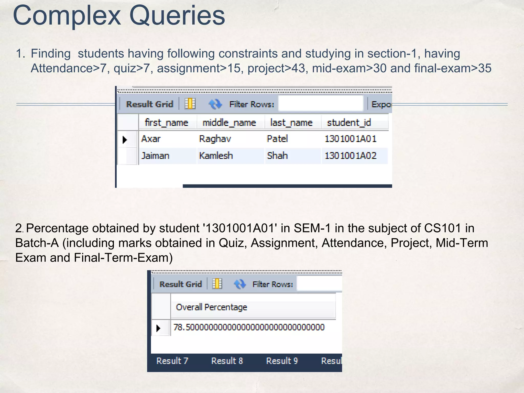 University Database Management Project | PPTX