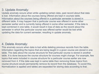 University Database Management Project | PPTX