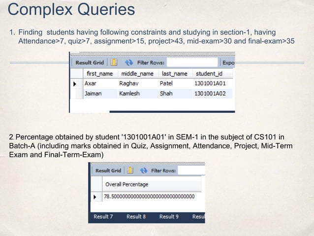 University Database Management Project Pptx Databases Computer