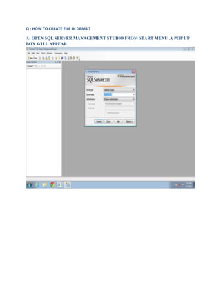 Dbms project file | DOCX