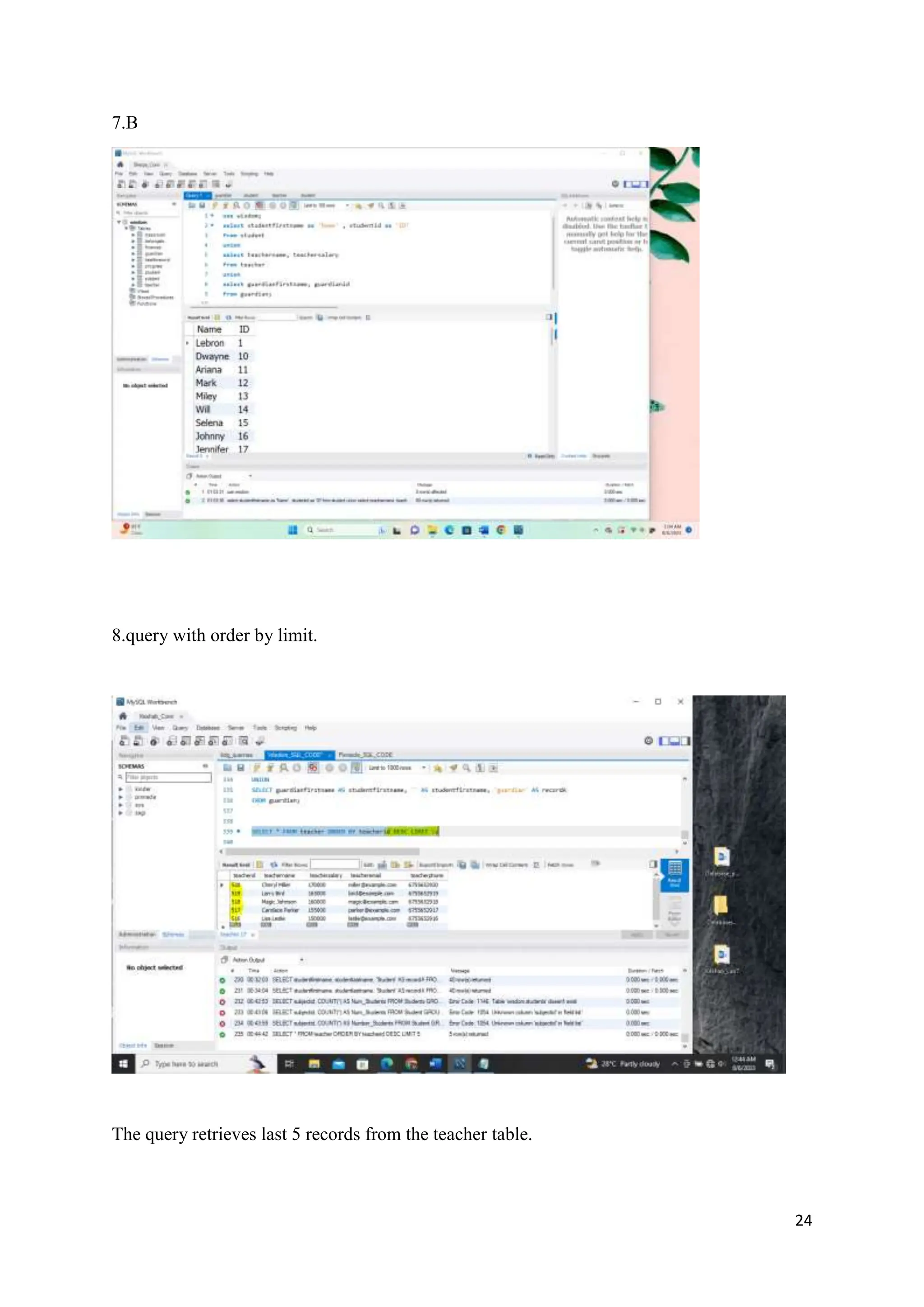 Streamlining Kindergarten Management: A Database Solution | DOCX