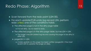 Dbms recovering from a system crash | PPT