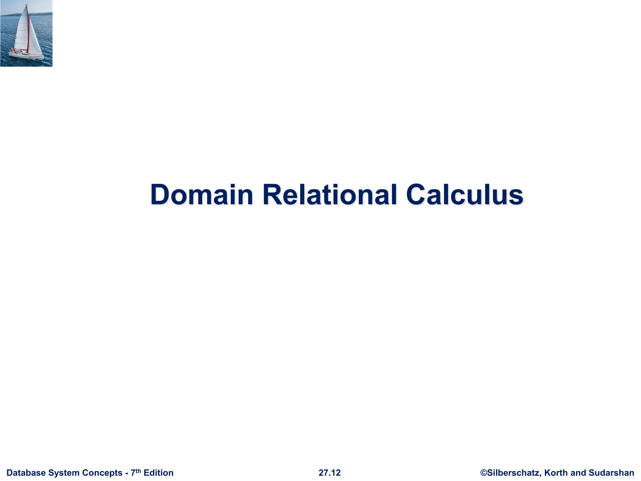 Dbms Formal Relational Query Languages Relational Calculuspdf