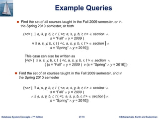 DBMS Formal Relational Query Languages Relational Calculus.pdf ...