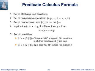 DBMS Formal Relational Query Languages Relational Calculus.pdf | Databases | Computer Software ...