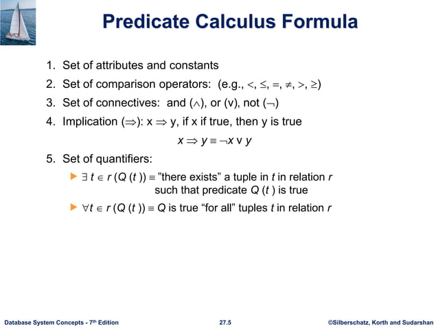 DBMS Formal Relational Query Languages Relational Calculus.pdf ...