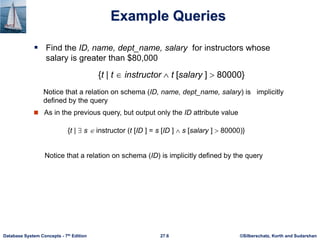 DBMS Formal Relational Query Languages Relational Calculus.pdf ...