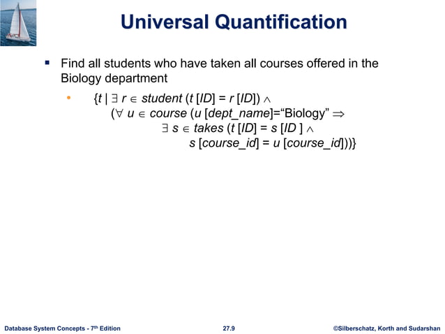DBMS Formal Relational Query Languages Relational Calculus.pdf DBMS Formal Relational Query Languages Relational Calculus.pdf