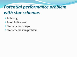 Dbms schemas for decision support | PPTX
