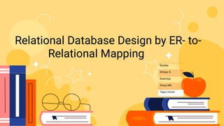 DBMS seminar.pdf mapping eer model to relational model | PPT