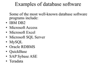Database mangement system a simple introduction | PPTX | Databases | Computer Software and ...