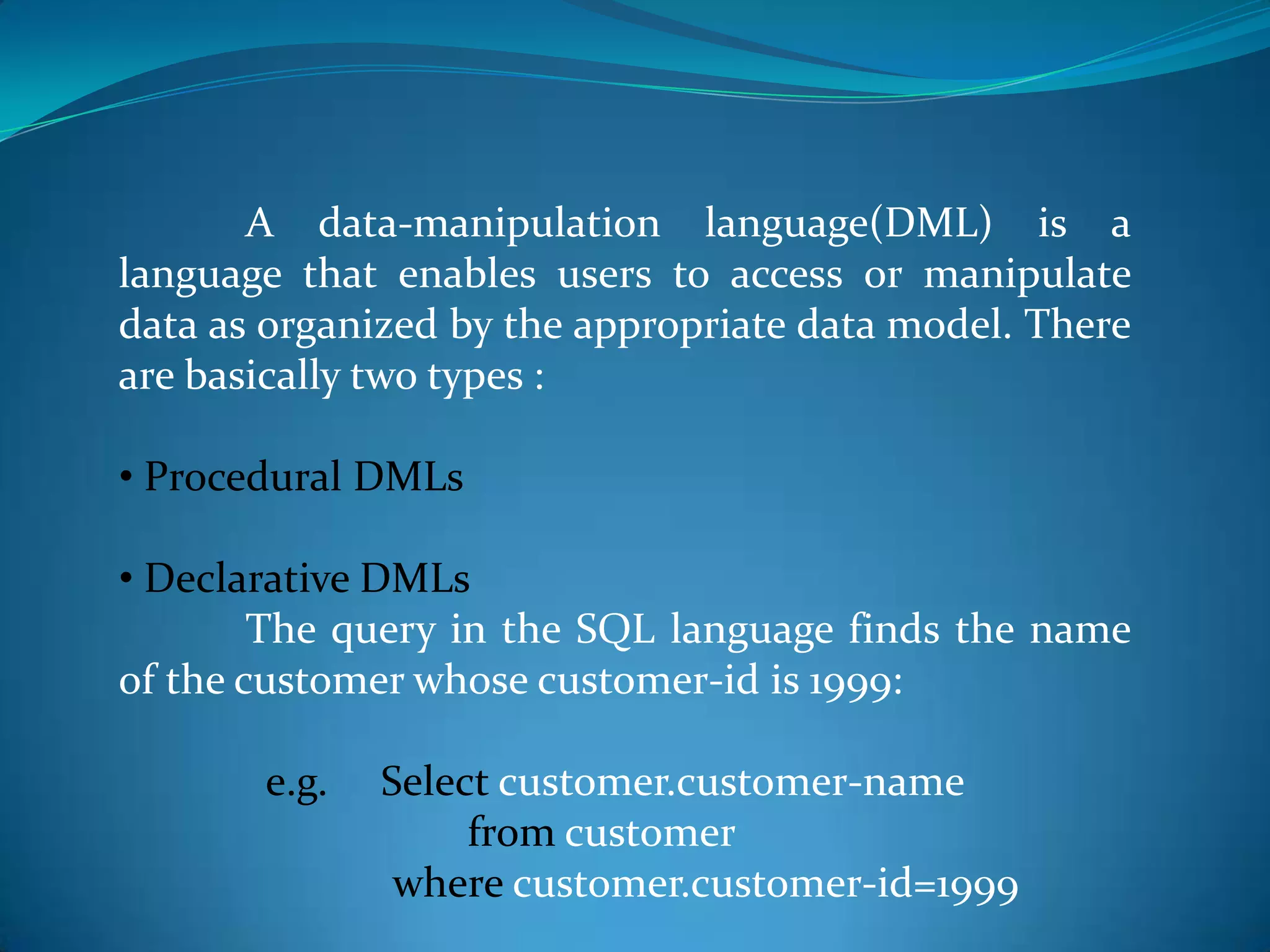 Dbms Slides Pptx Databases Computer Software And Applications