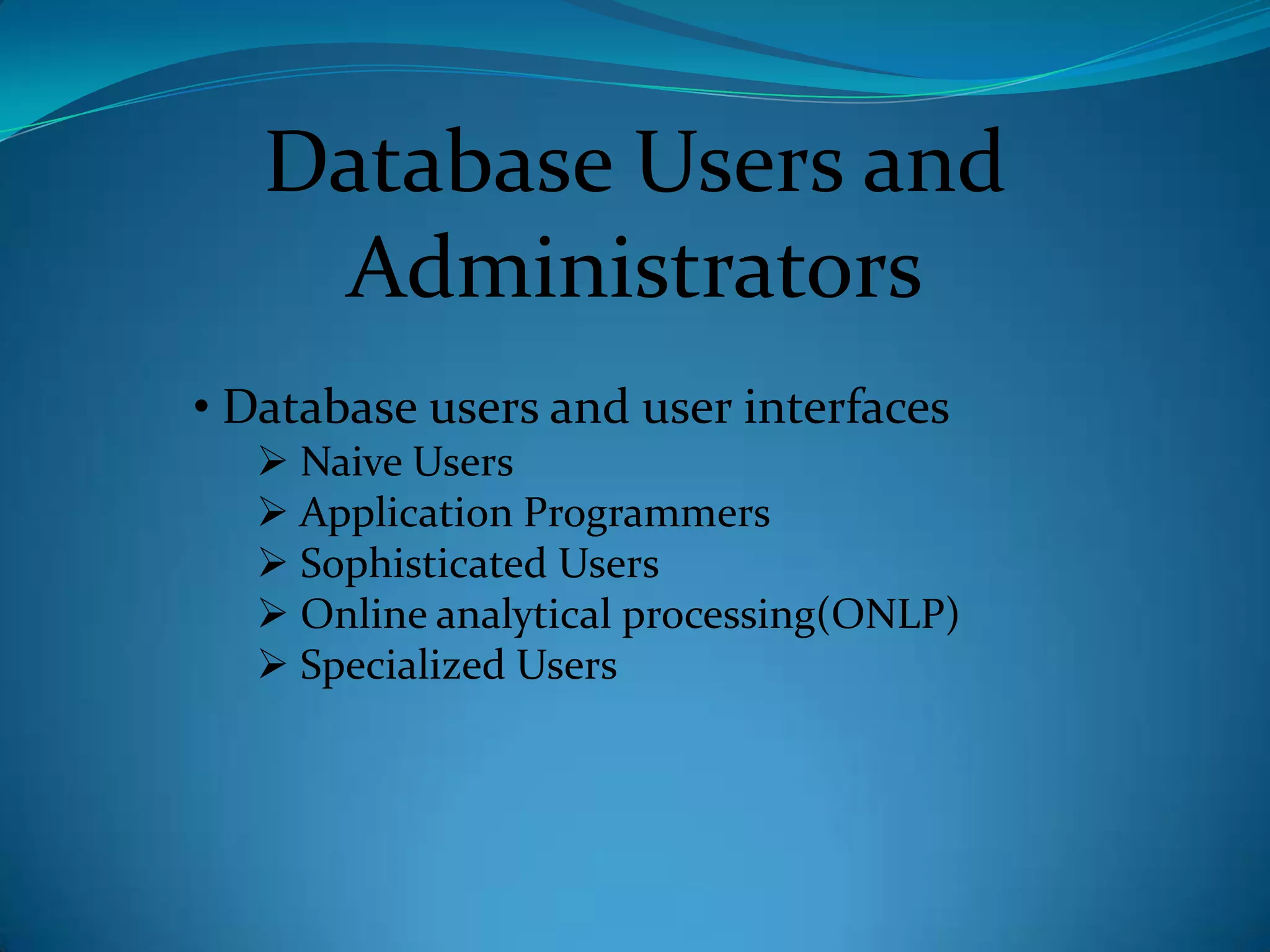 Dbms Slides Pptx Databases Computer Software And Applications