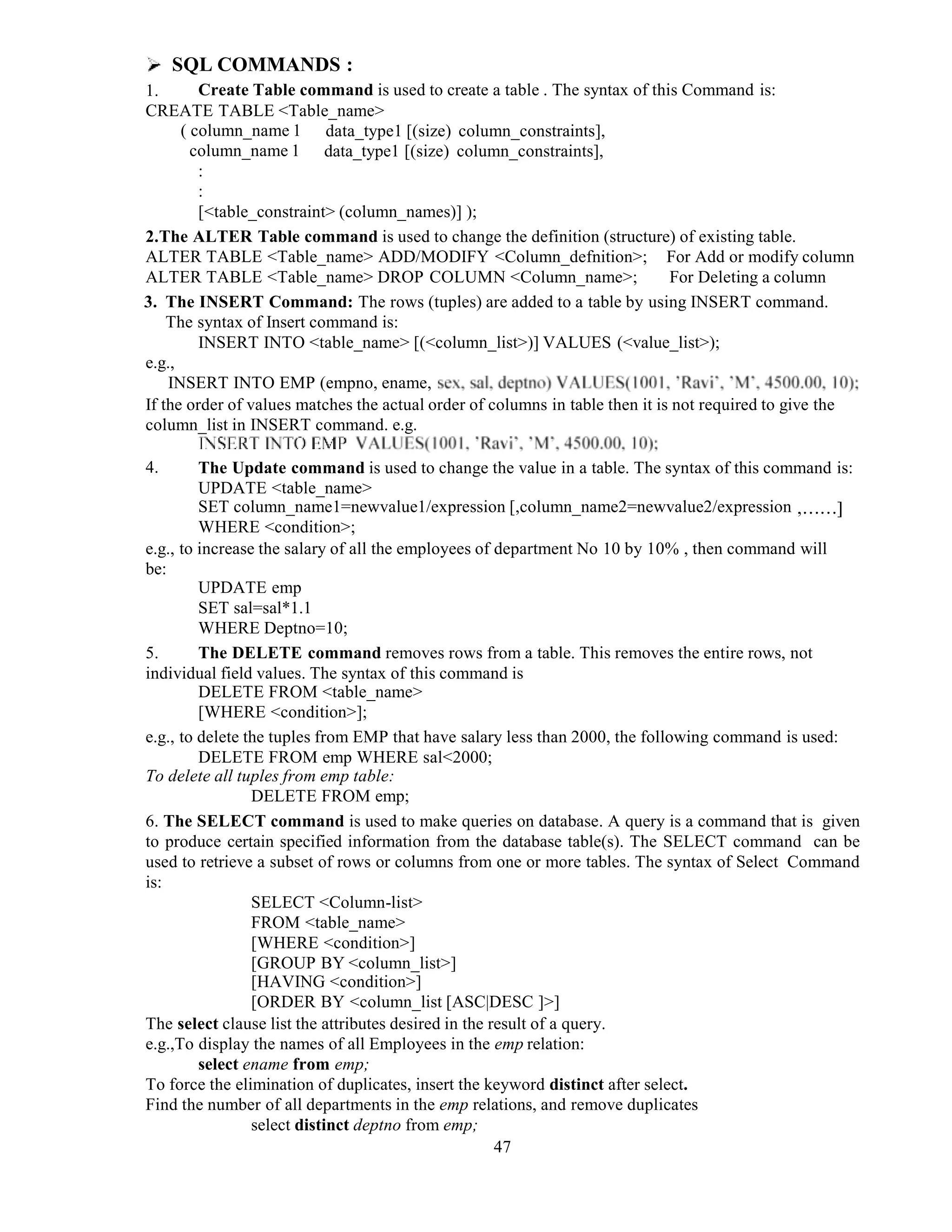 DATABASE MANAGMENT SYSTEM (DBMS) AND SQL | PDF DATABASE MANAGMENT SYSTEM (DBMS) AND SQL | PDF