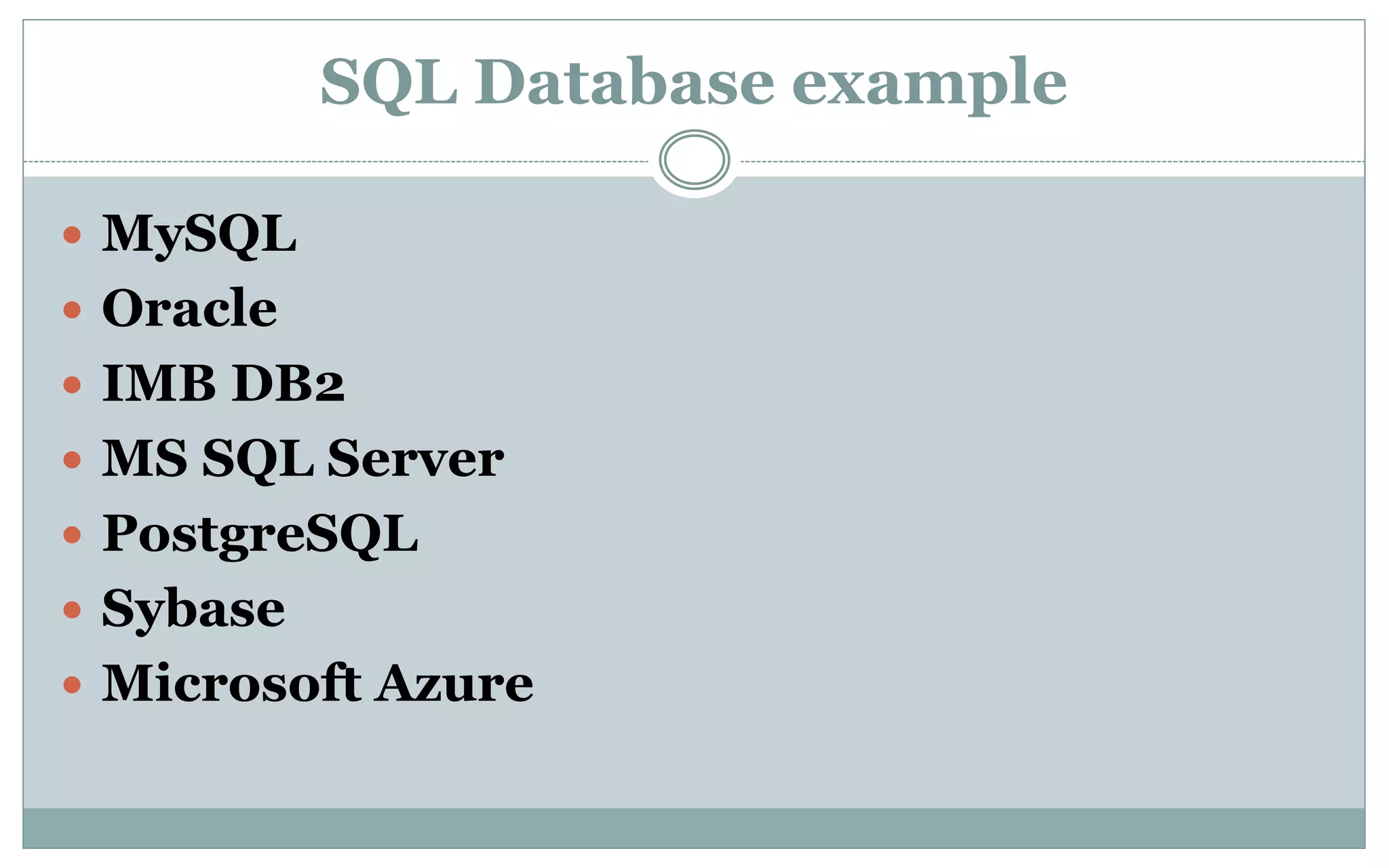 Trends in DBMS | PPT