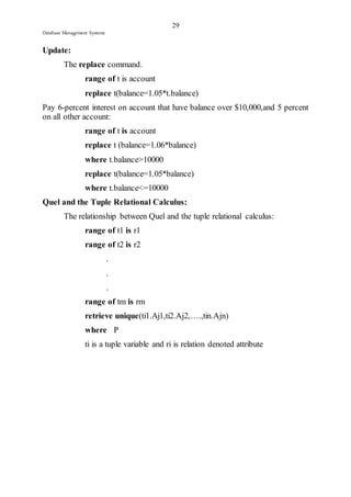dbms first unit | DOCX | Databases | Computer Software and Applications