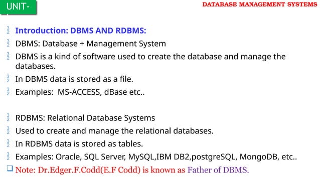 Introduce ER data model, database design and normalization | PPT