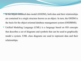 DATABASE MANAGEMENT SYSTEM_Unit1_Datamodel | PPTX