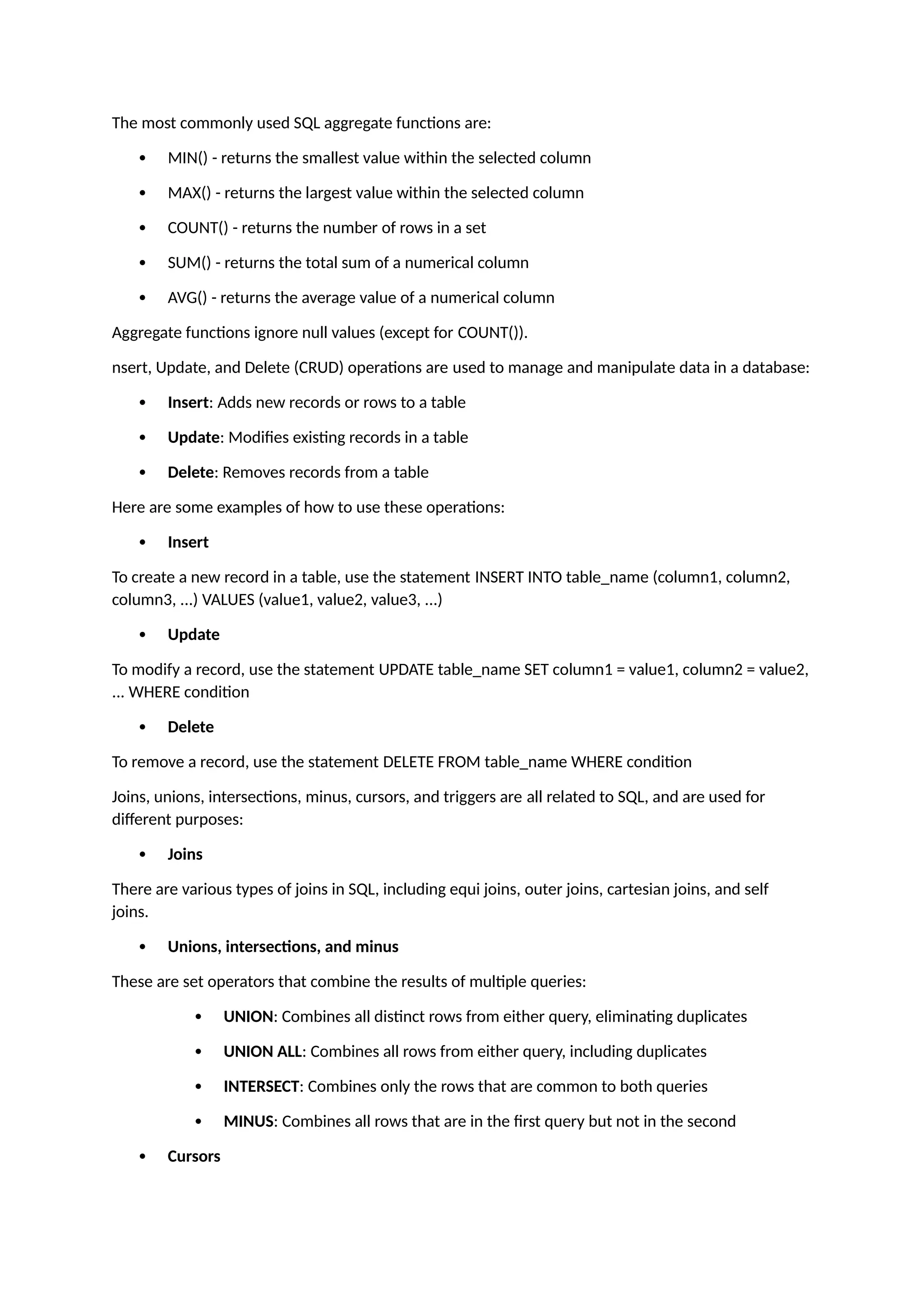 Dbms Unit 2 Notesdocx Aktu Syllabus Dbms Unit 2 Notesdocx Aktu Syllabusdbms Unit 2 Notesdocx