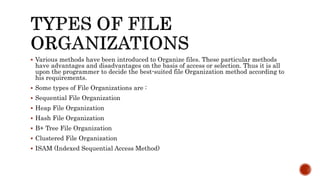 DBMS (UNIT 5) | PPTX