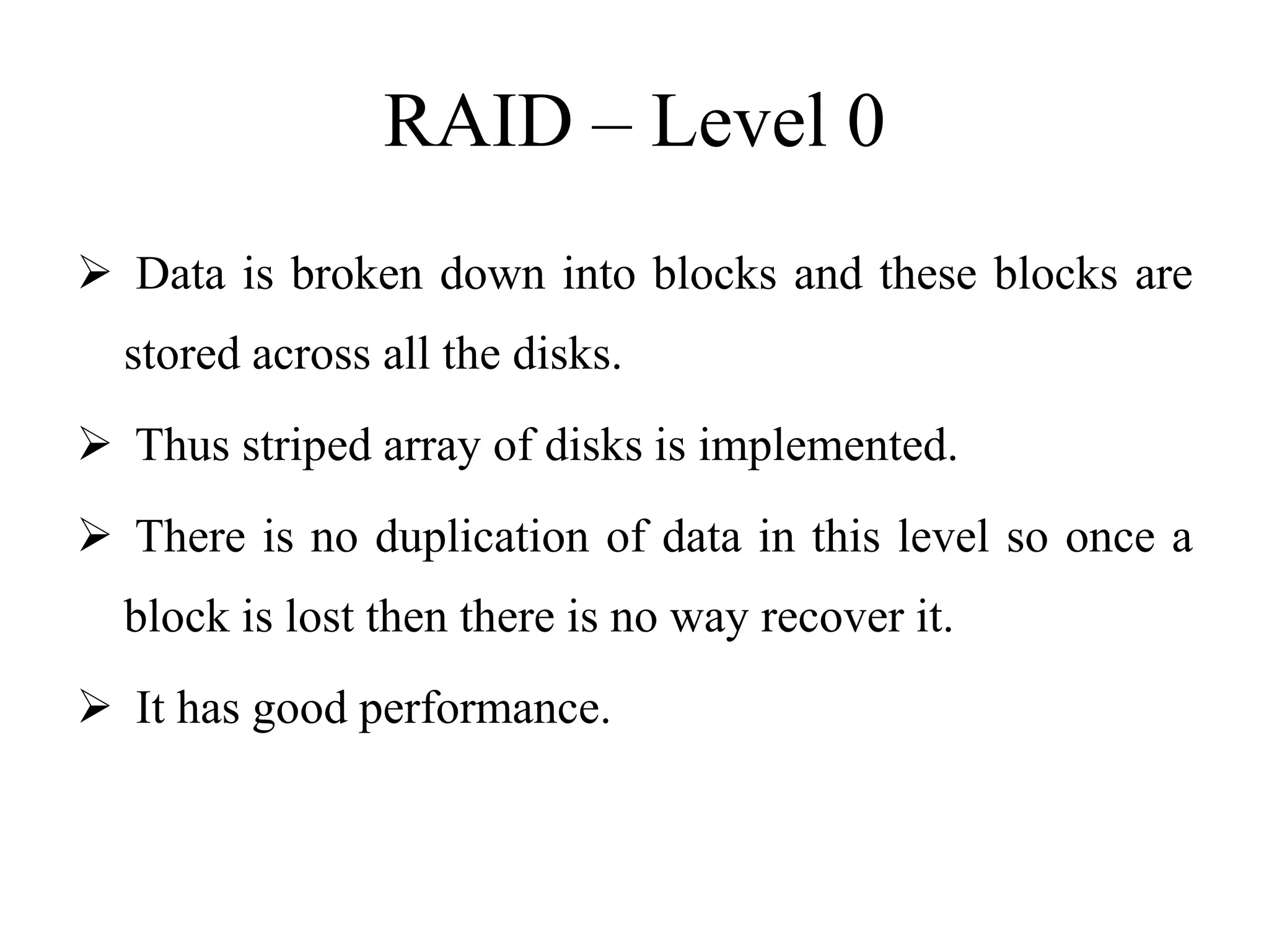DBMS - RAID | PPTX