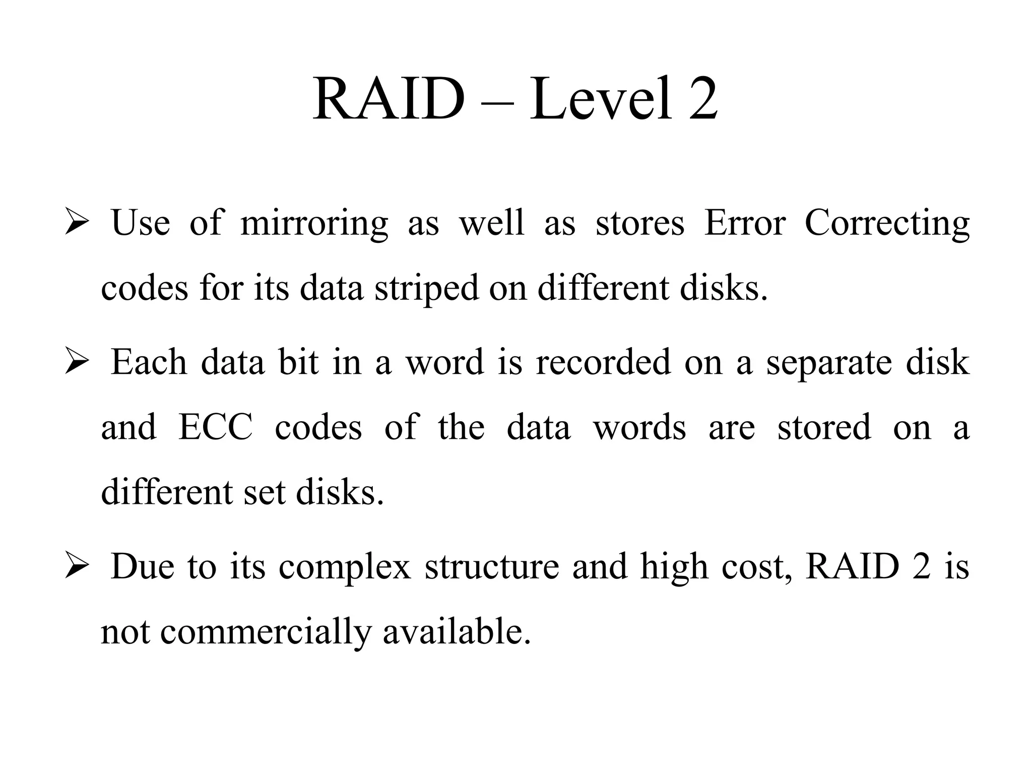 DBMS - RAID | PPTX