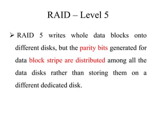 DBMS - RAID | PPTX