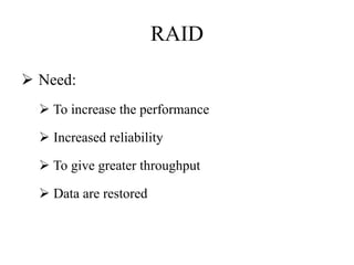 DBMS - RAID | PPTX