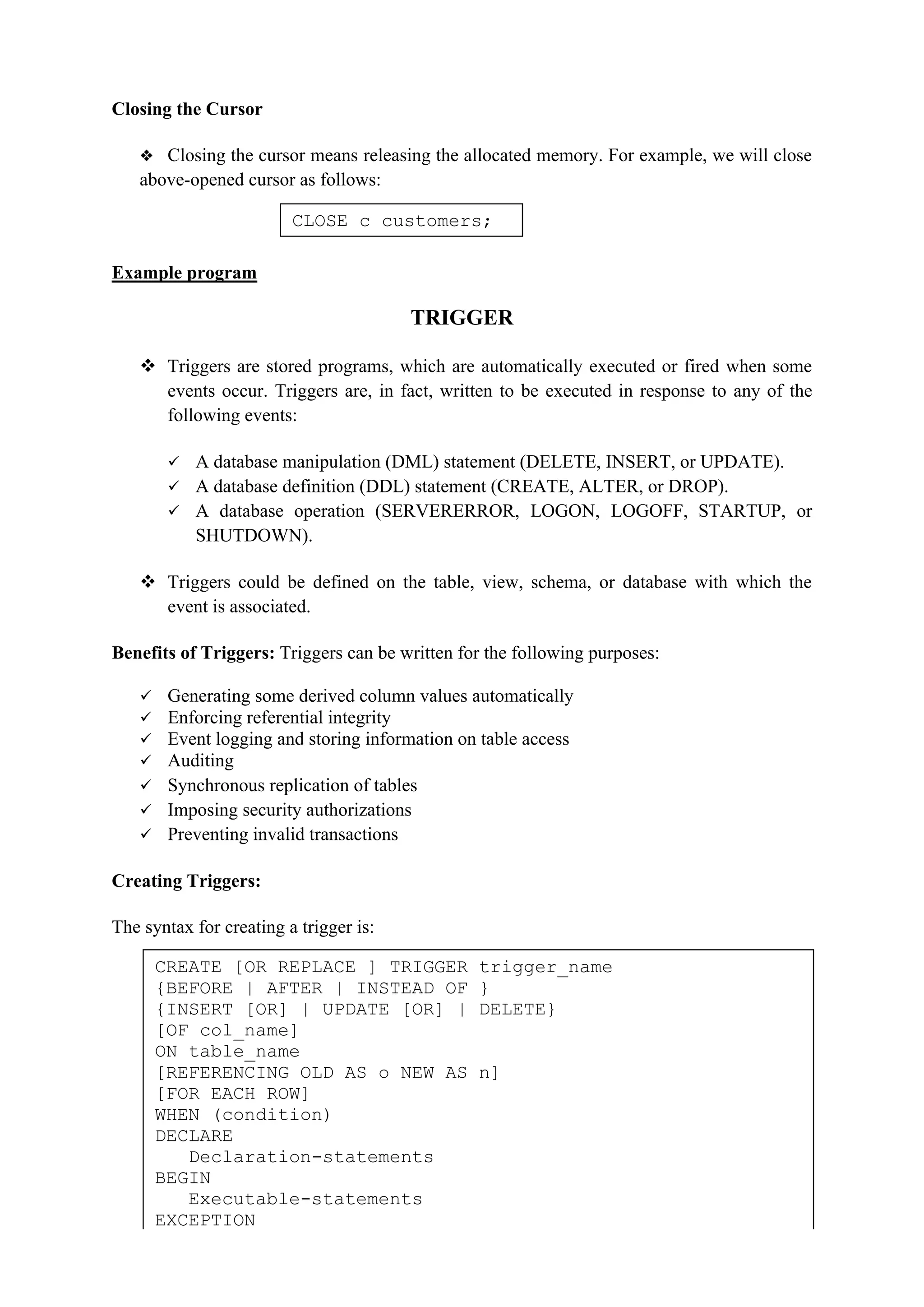 Oracle Introduction | PDF