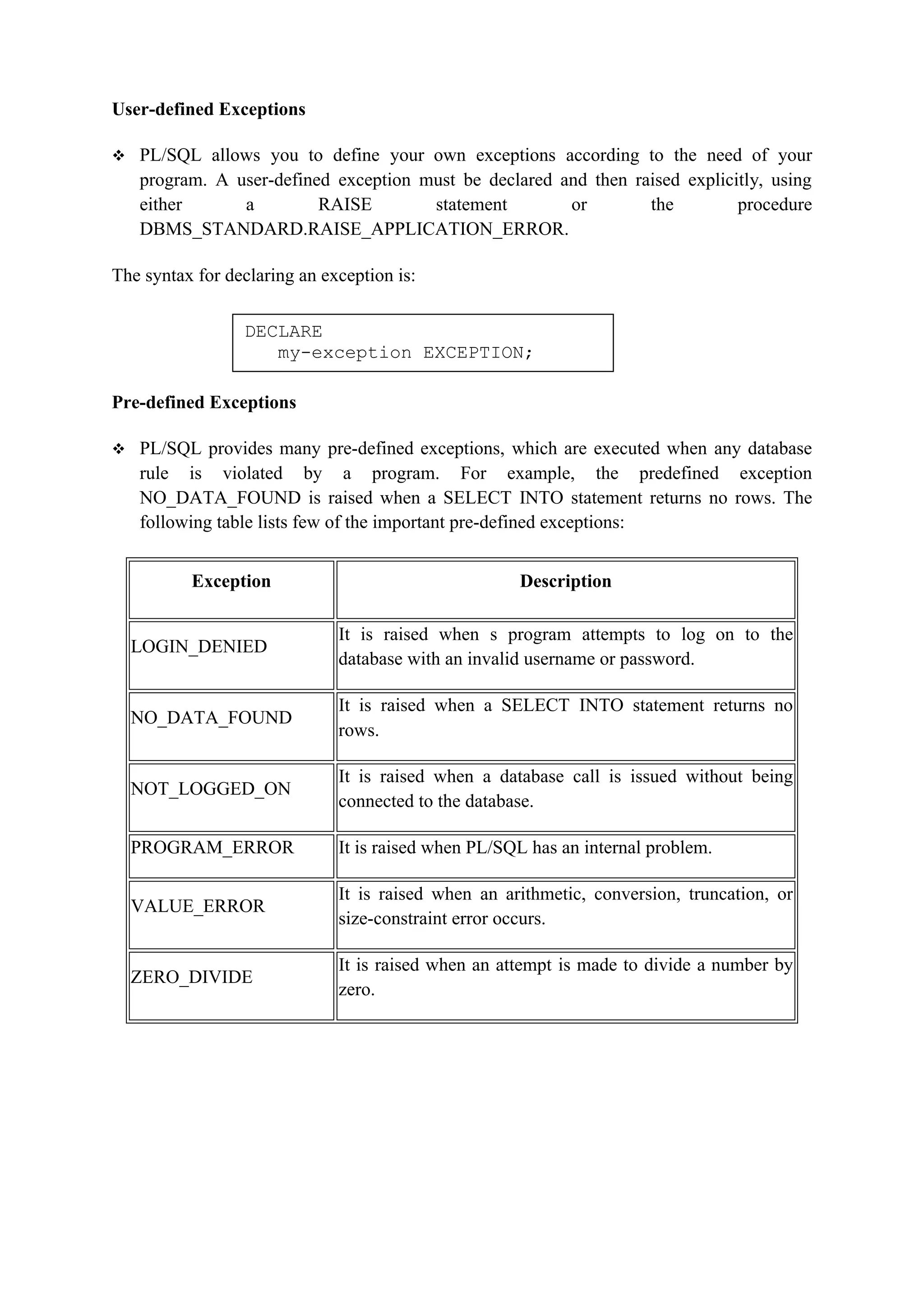 Oracle Introduction | PDF