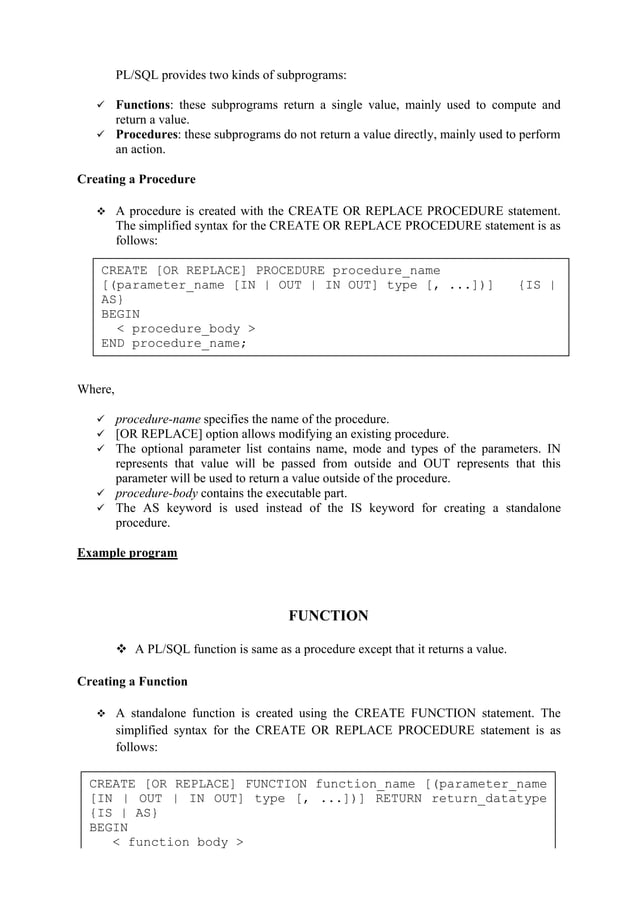Oracle Introduction | PDF