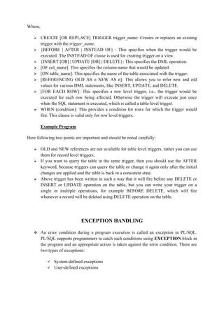 Oracle Introduction | PDF