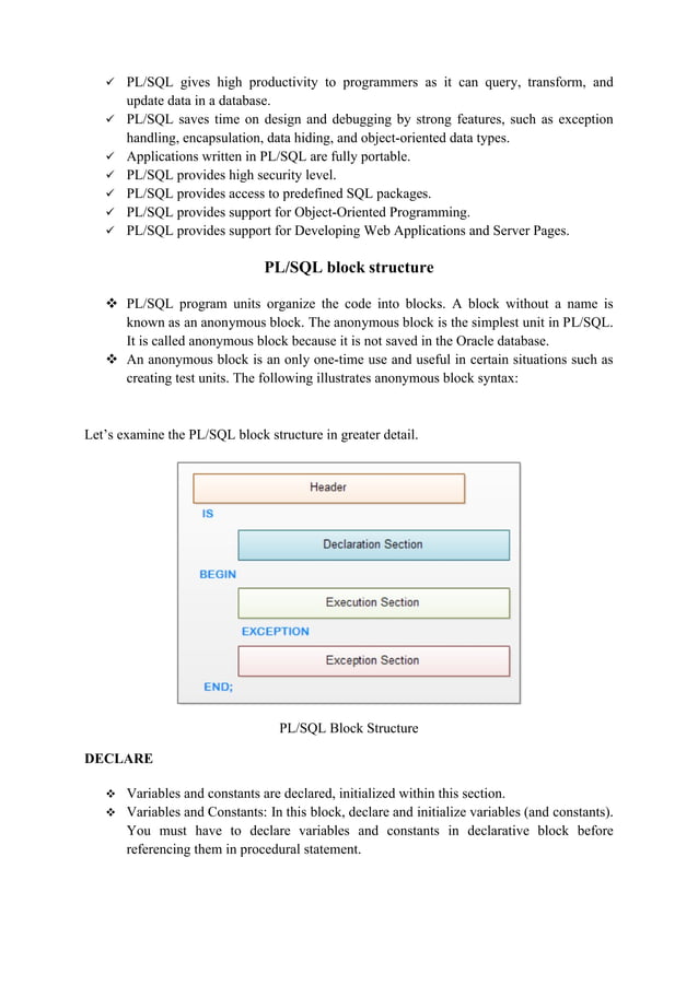 Oracle Introduction | PDF