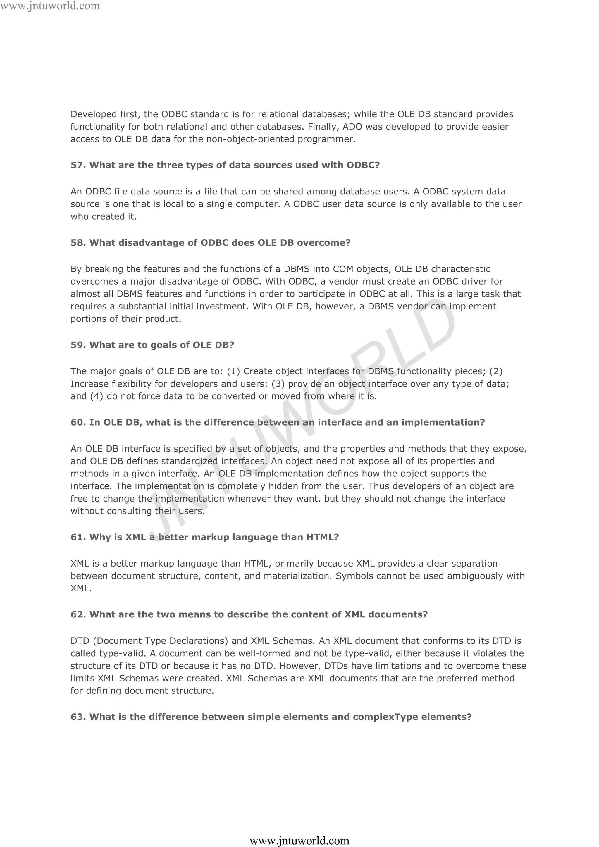 Dbms viva questions | PDF