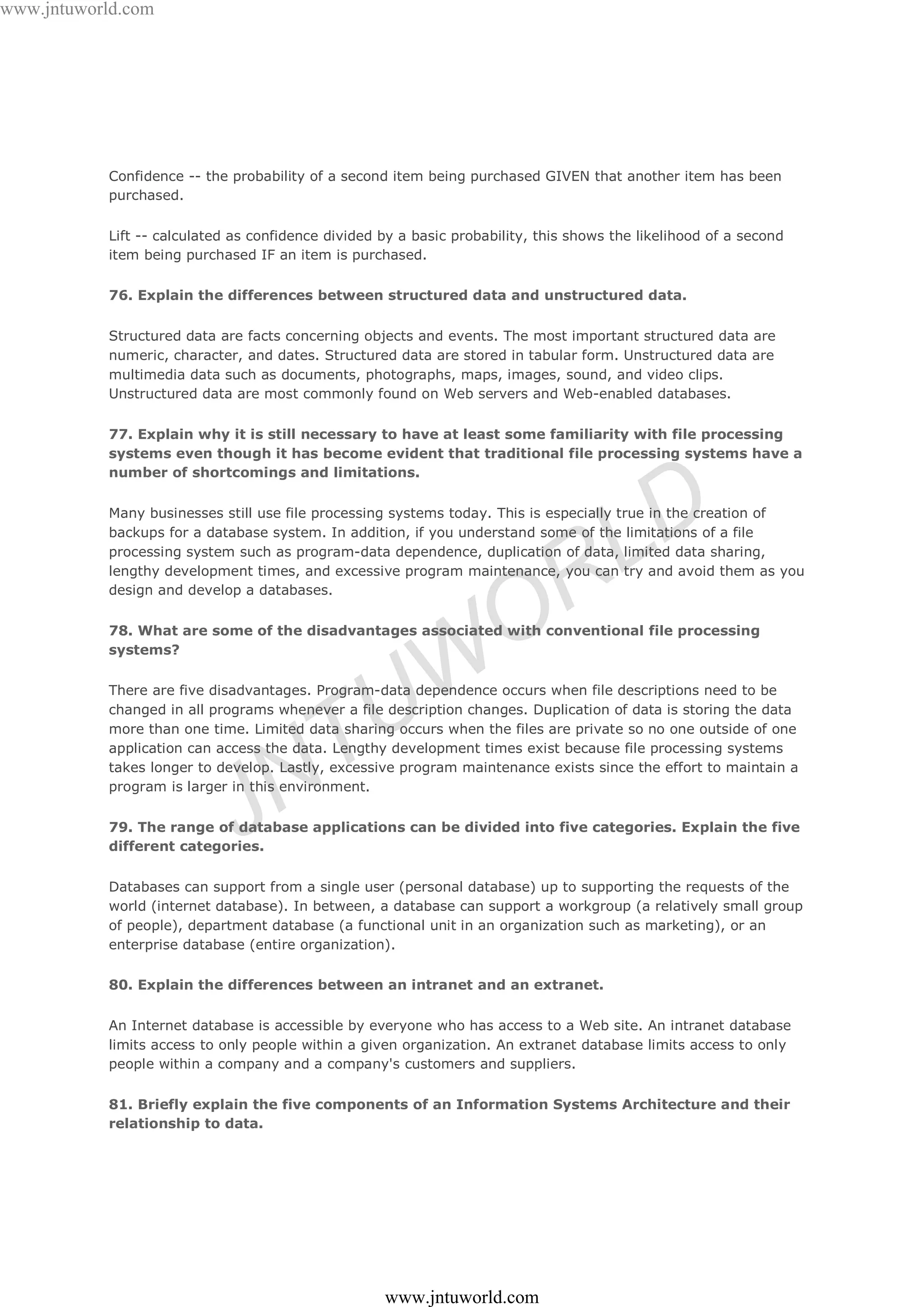 Dbms viva questions | PDF