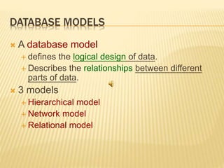 Dbms vs rdbms | PPTX