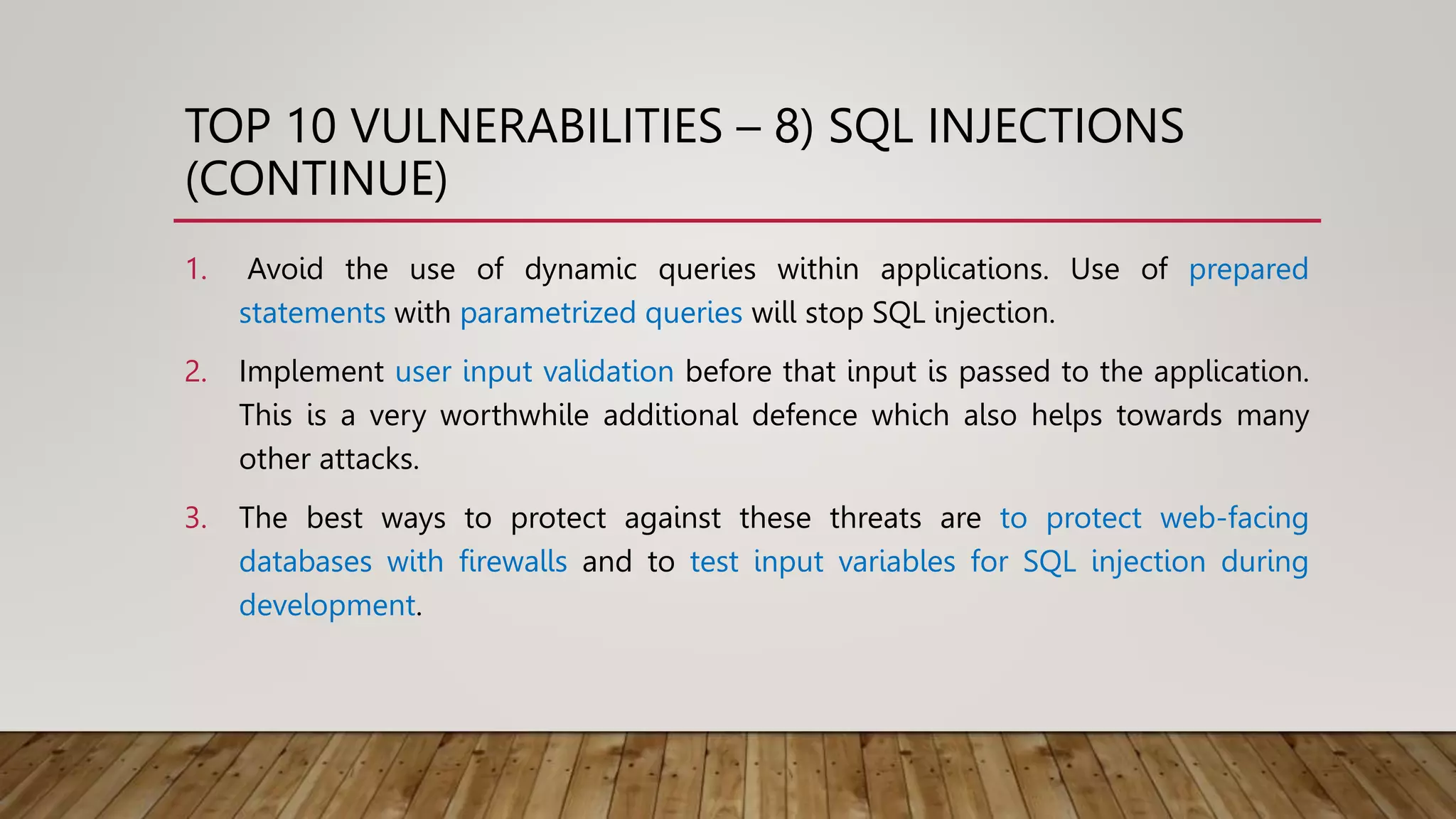 DBMS Vulnerabilities And Threats.pptx