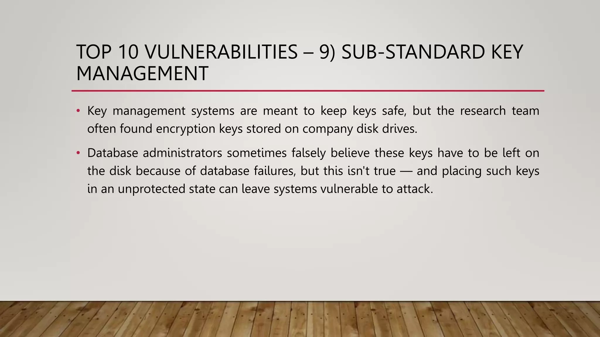 DBMS Vulnerabilities And Threats.pptx