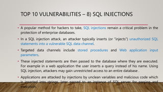 DBMS Vulnerabilities And Threats.pptx