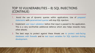DBMS Vulnerabilities And Threats.pptx