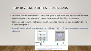 DBMS Vulnerabilities And Threats.pptx