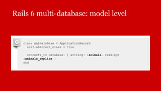 DB multi tenancy with Rails 6 | PPT