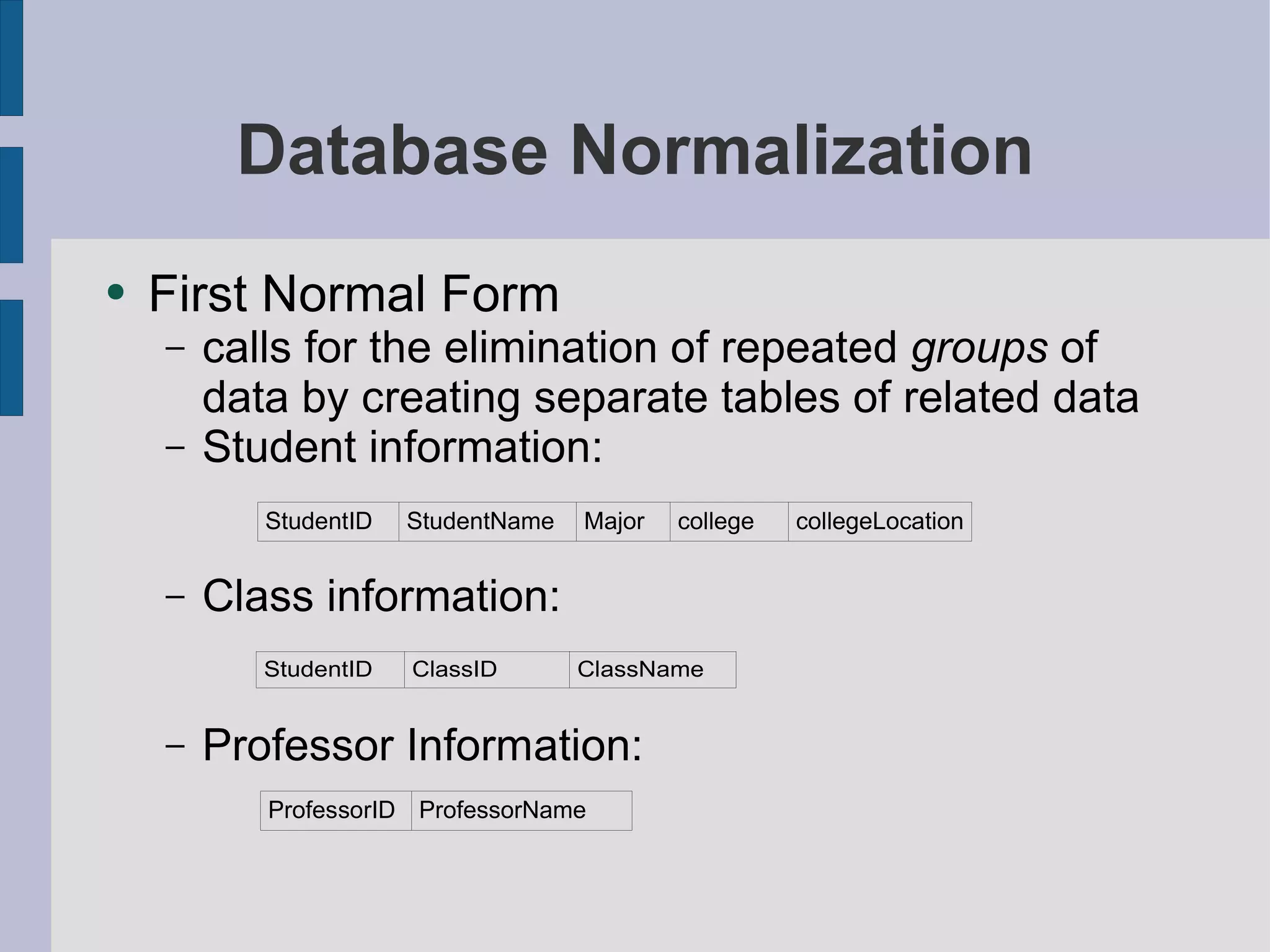 Db normalization | PDF