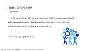 DbOps, DevOps and Ops | PPT