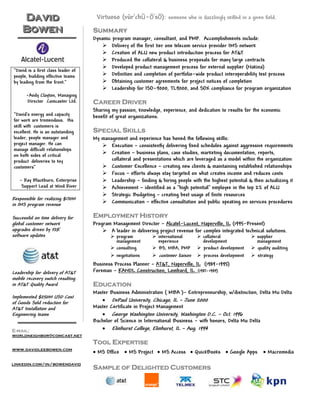 David Bowen Resume / CV | PDF